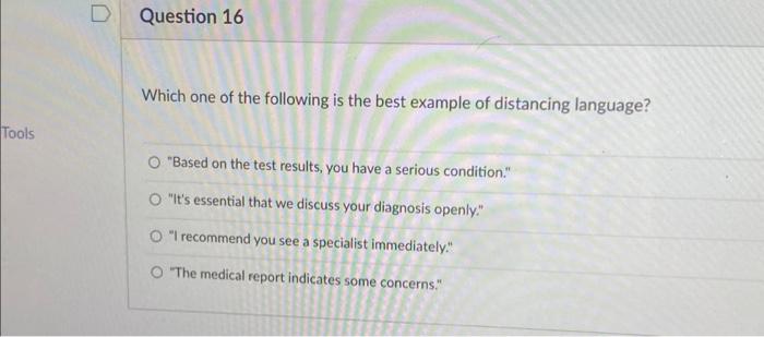 Which one of the following is the best example of | Chegg.com