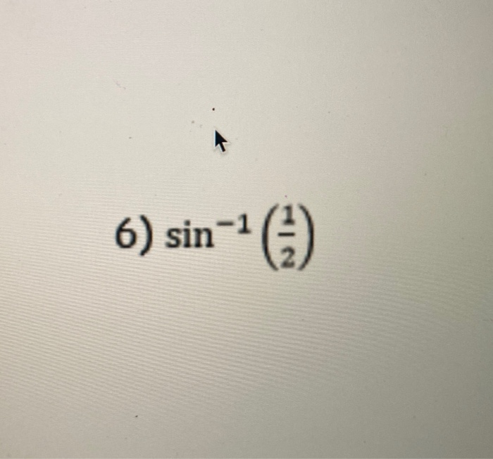 Solved 6) sin-11) | Chegg.com