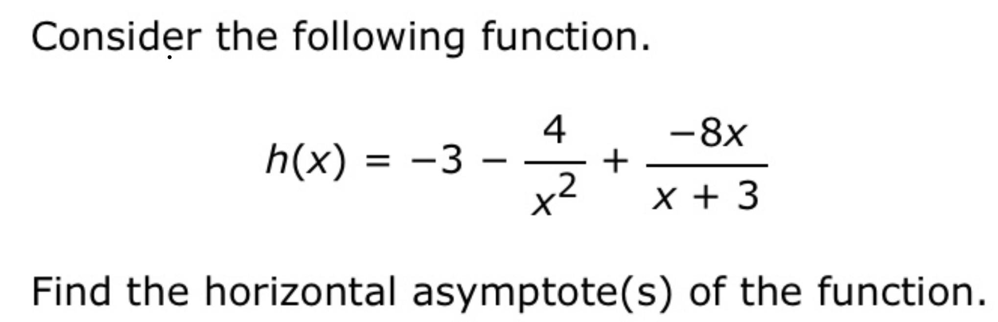 Solved Consider the following | Chegg.com