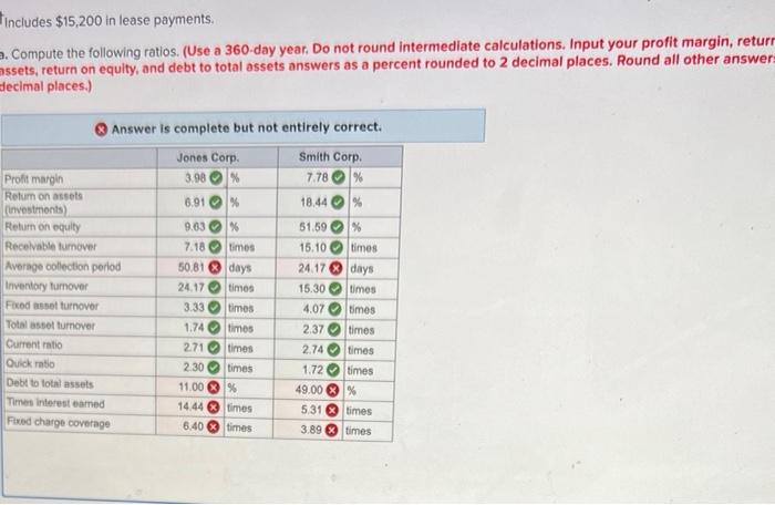 Solved "Use net fived assets in computing fixed asset | Chegg.com