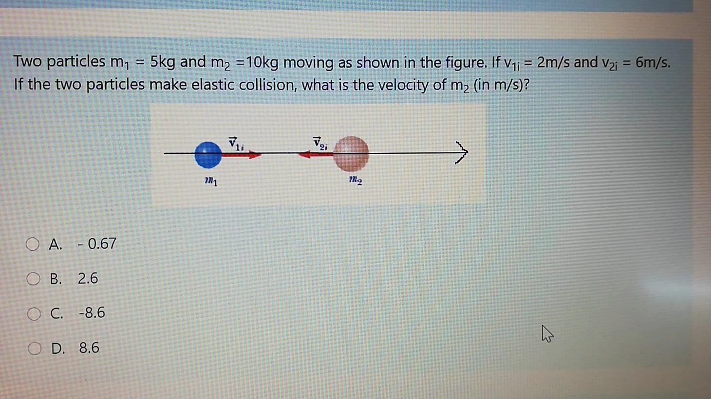 Solved Two particles my = 5kg and m2 = 10kg moving as shown | Chegg.com
