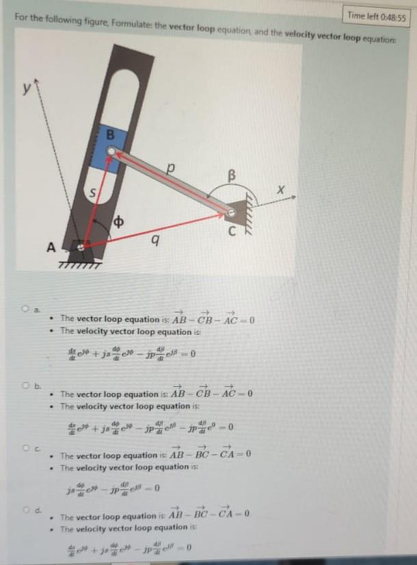 Solved For The Following Figure Formulates The Vector Loop 