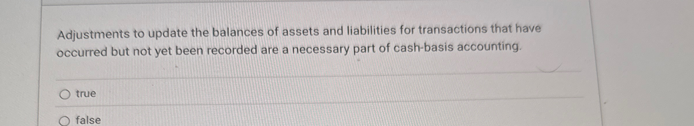 Solved Adjustments to update the balances of assets and | Chegg.com