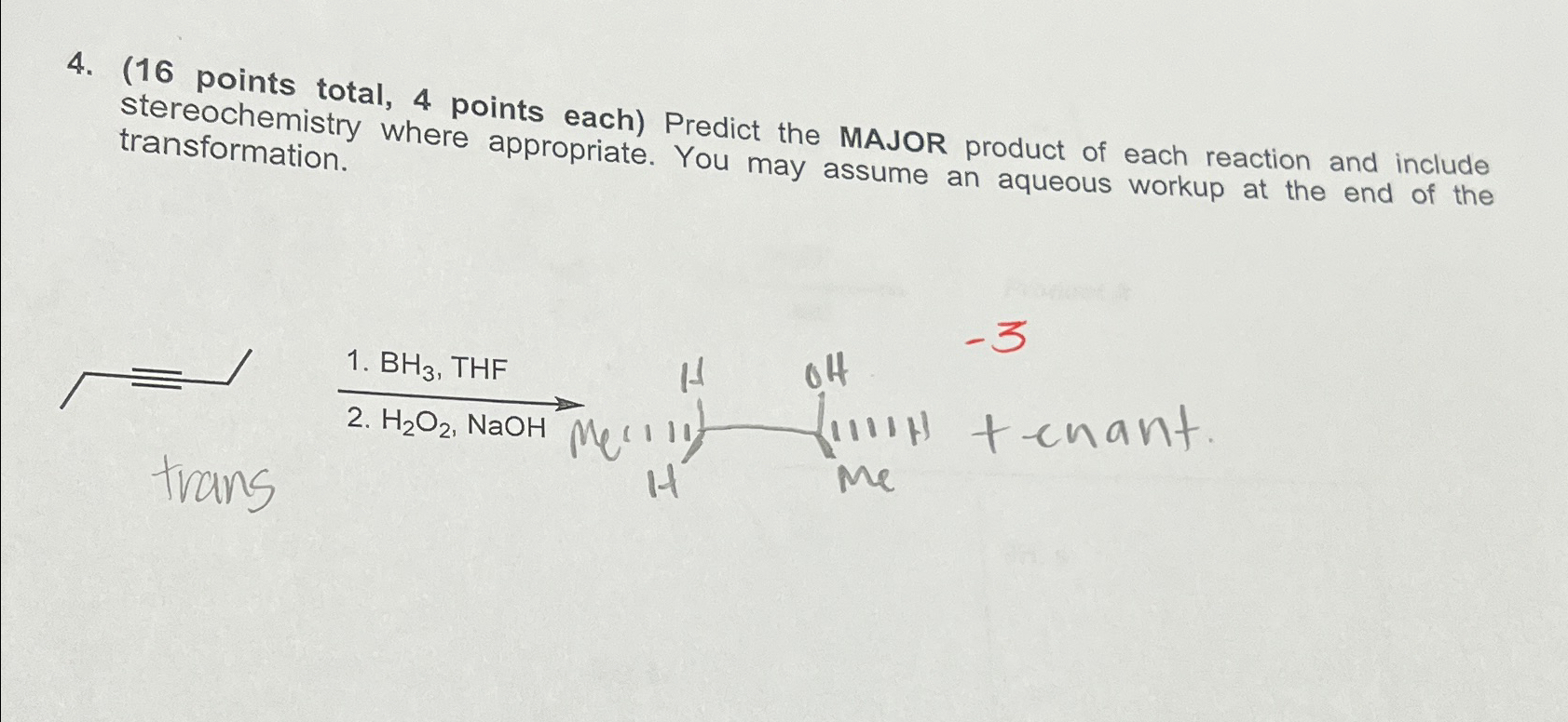 Solved (16 ﻿points total, 4 ﻿points each) ﻿Predict the MAJOR | Chegg.com