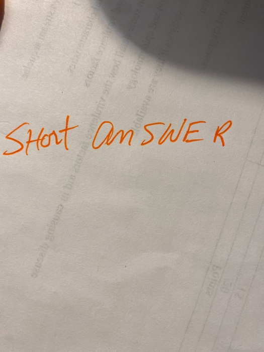 Solved Question 28 (2 points) Define a smear (bacterial | Chegg.com