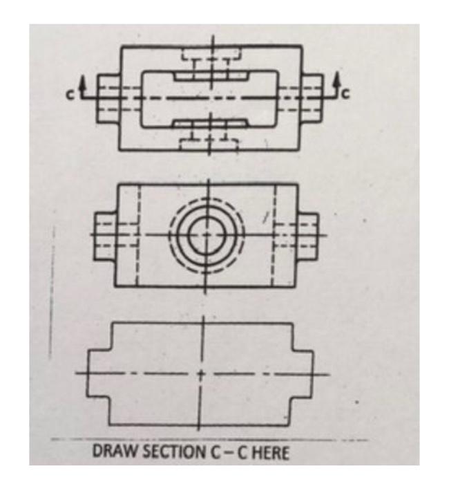 Solved Hн DRAW SECTION C-C HERE | Chegg.com