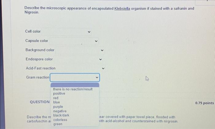 Solved Describe the microscopic appearance of encapsulated | Chegg.com