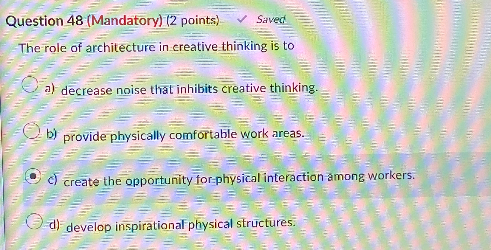 Solved Question 48 (Mandatory) (2 points) SavedThe role | Chegg.com Solved Question 48 (Mandatory) (2 points) SavedThe role | Chegg.com
