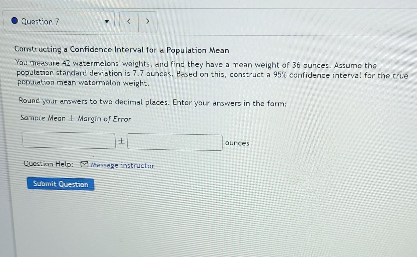 Solved Constructing a Confidence Interval for a Population | Chegg.com