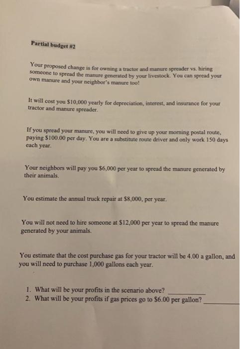 Solved Name: Use the attached partial budget sheets to | Chegg.com