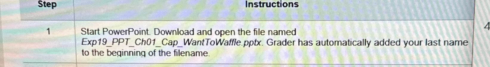 Solved Instructions1 ﻿Start PowerPoint. Download and open | Chegg.com