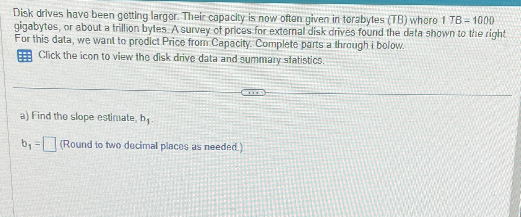 Solved Disk drives have been getting larger. Their capacity | Chegg.com