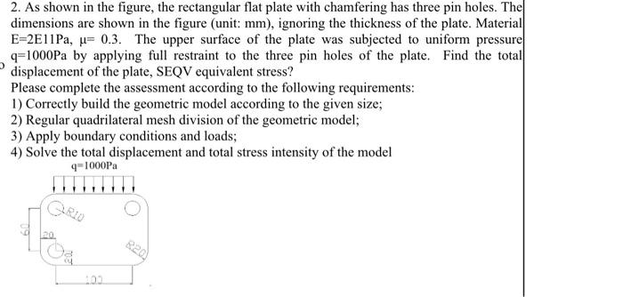 Solved please use the ANSYS workbench software to answer | Chegg.com