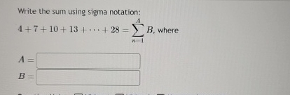 Solved Write the sum using sigma | Chegg.com