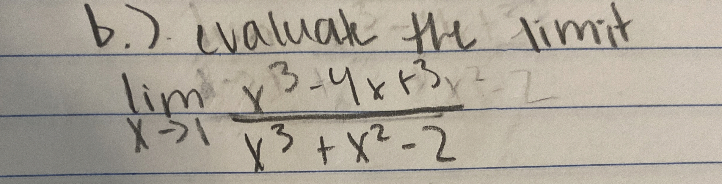 Solved b.) ﻿evaluate the limit using limit laws | Chegg.com