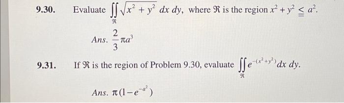 Solved Transformation of double integrals in Advanced | Chegg.com