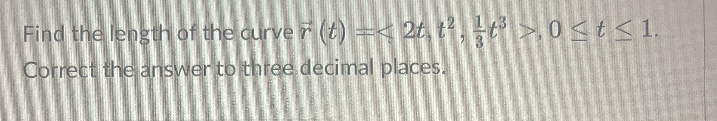 Solved Find the length of the curve | Chegg.com