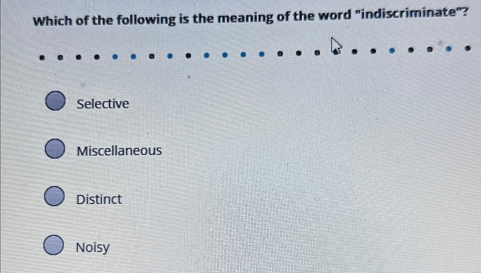 Solved Which of the following is the meaning of the word | Chegg.com