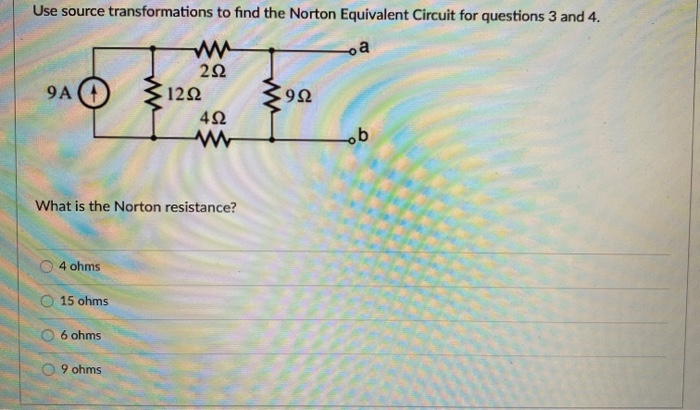 Solved Use source transformations to find the Norton | Chegg.com