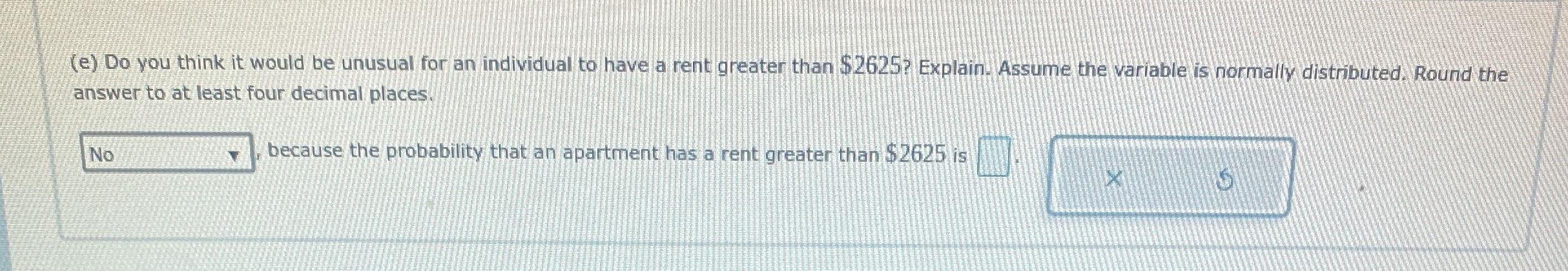 Solved (e) ﻿Do you think it would be unusual for an | Chegg.com
