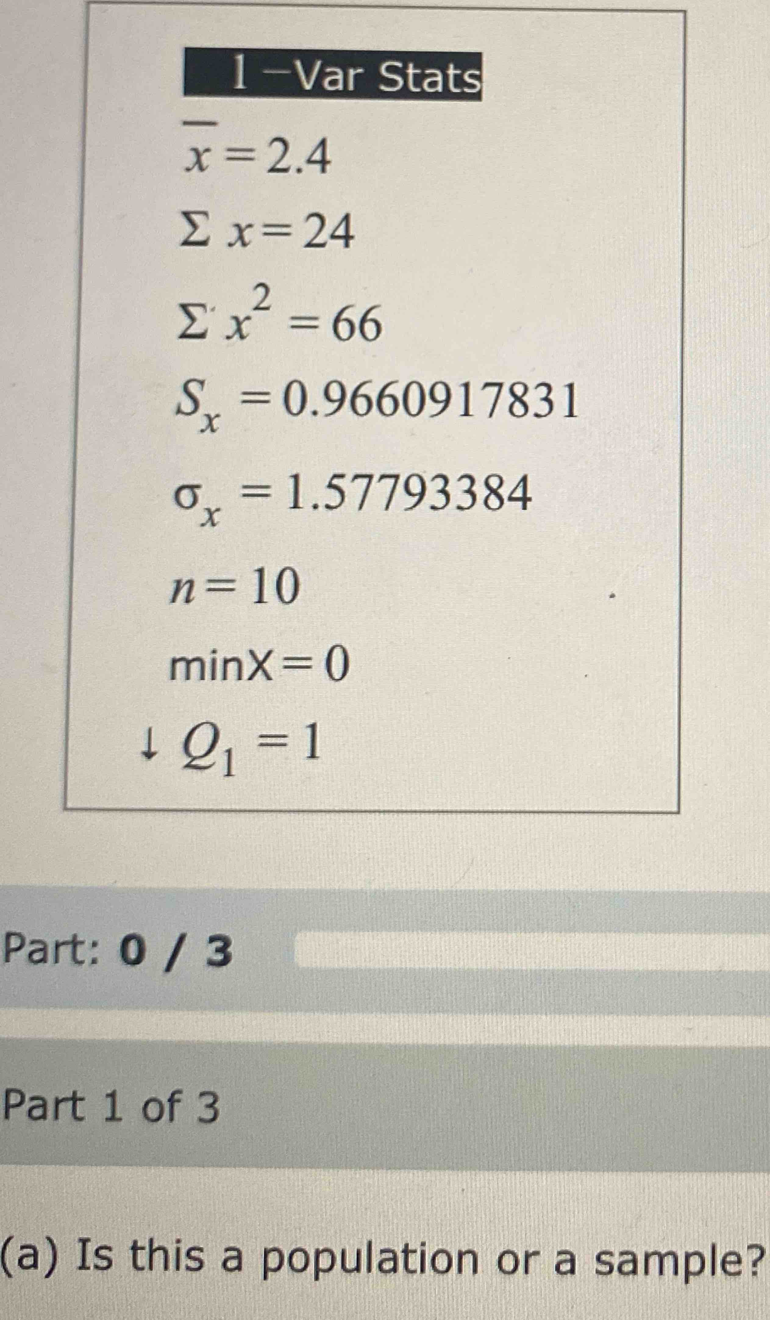 Solved 1-Var | Chegg.com