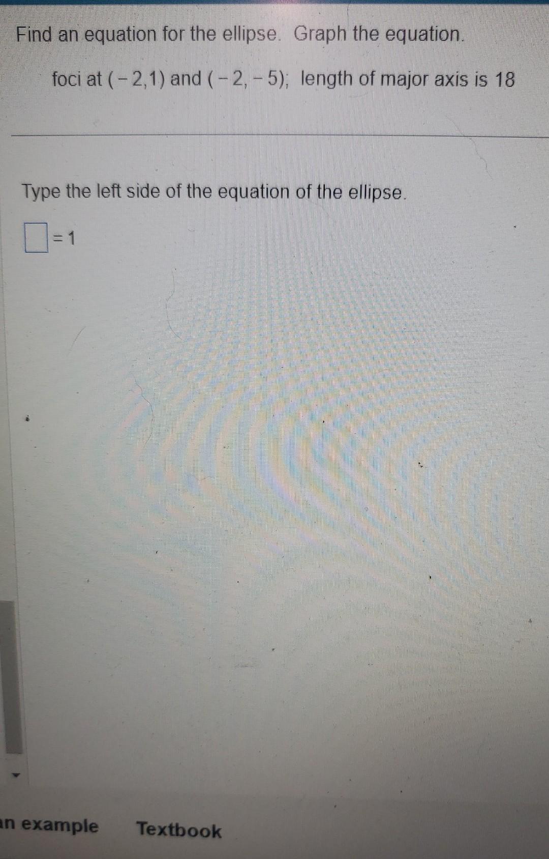 Solved Find an equation for the ellipse. Graph the equation. | Chegg.com
