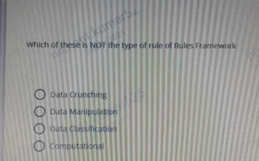 Solved Which of these is NOT the type of rule of Rules | Chegg.com