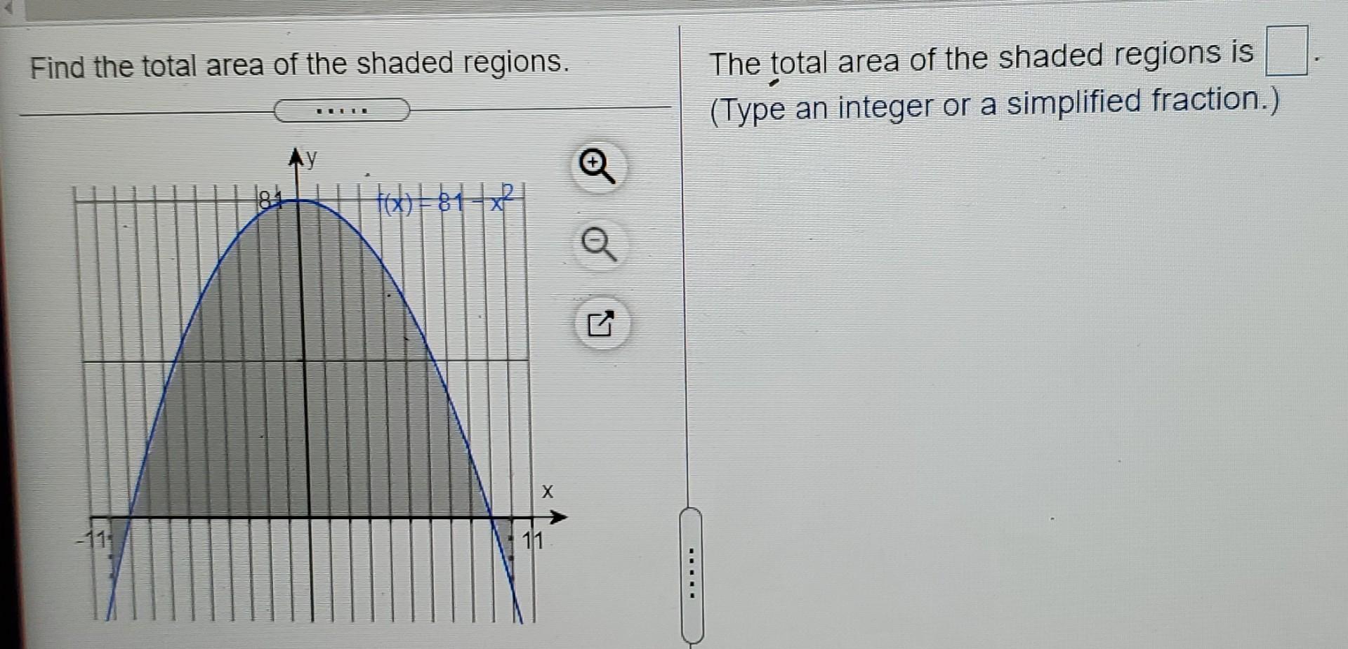 Solved Use a graphing calculator to approximate the area | Chegg.com
