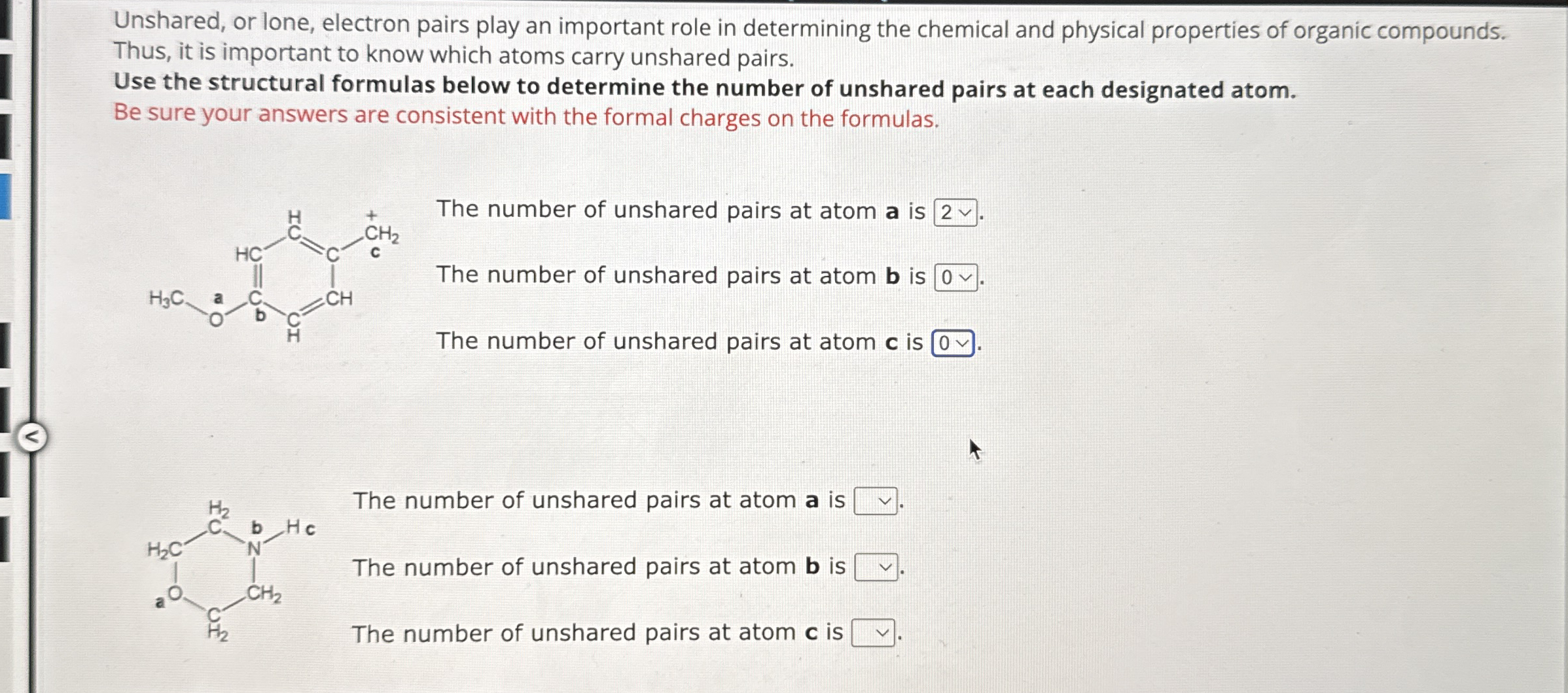 Unshared, or lone, electron pairs play an important | Chegg.com