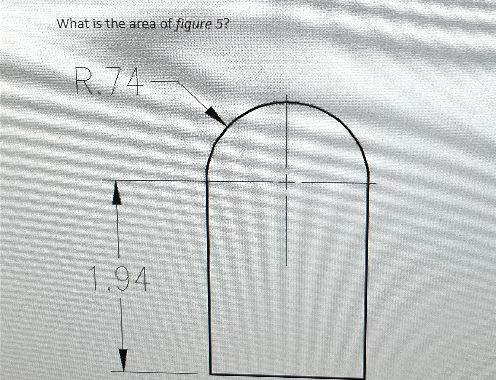 Solved What is the area of figure 5 ? | Chegg.com