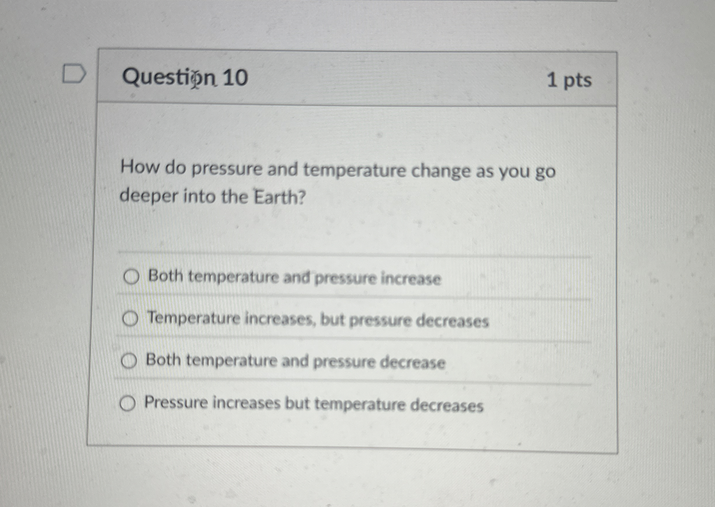 Solved Question 101 ﻿ptsHow do pressure and temperature | Chegg.com