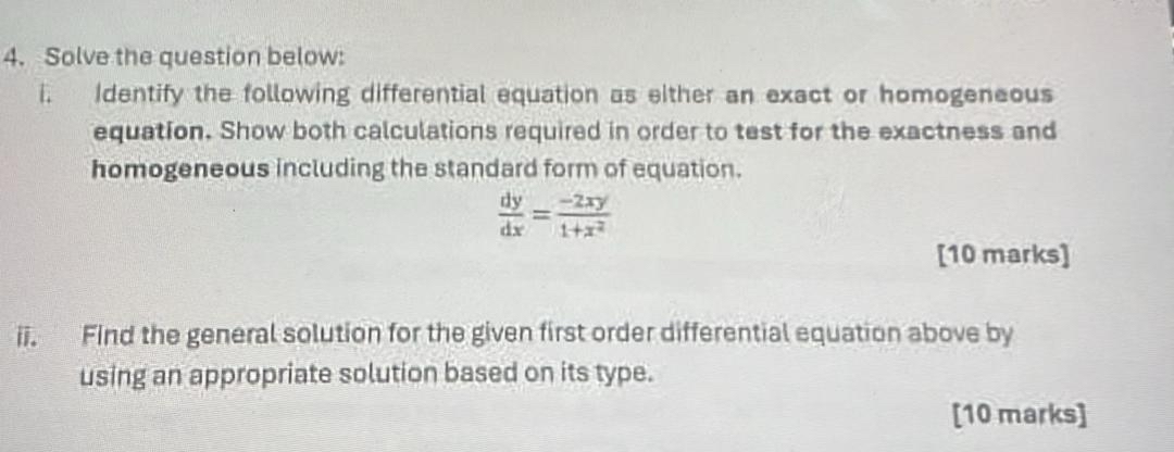 Solved Solve the question below:I. Identify the following | Chegg.com