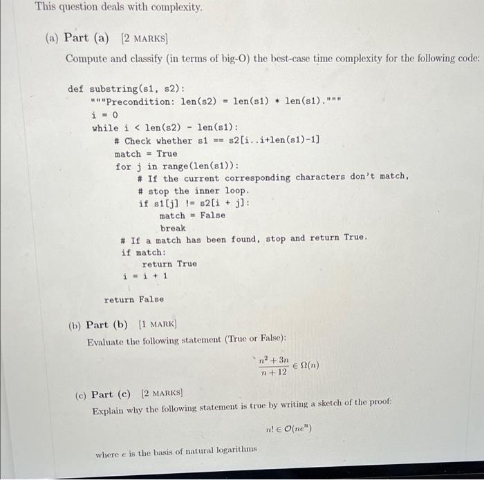 Solved Part (a) [2 MARKs] Compute and classify (in terms of | Chegg.com