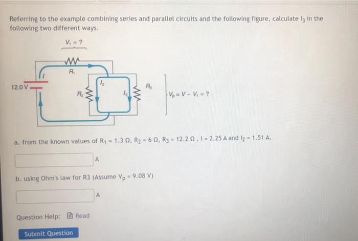 Solved Referring to the example combining series and | Chegg.com