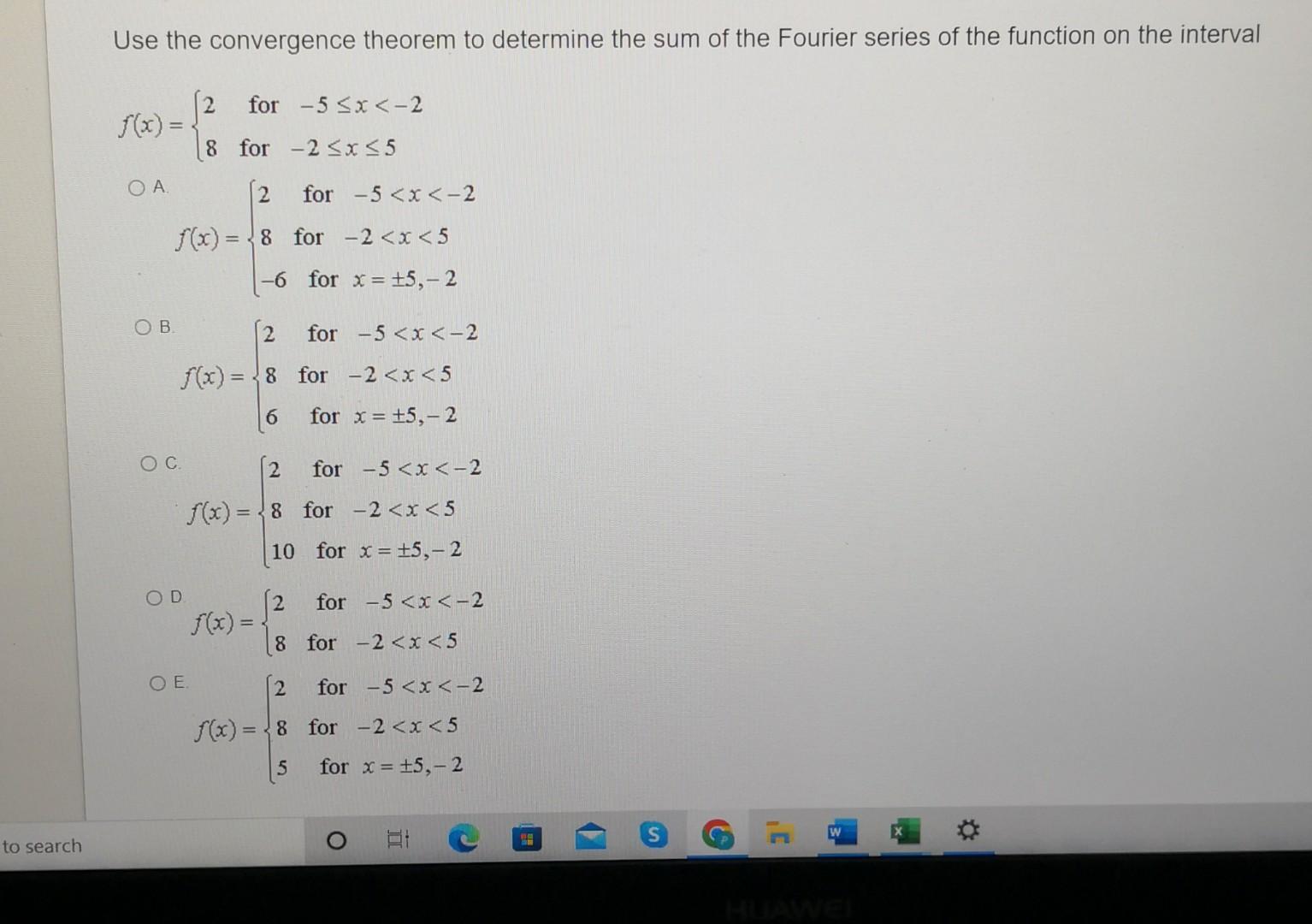 Solved Use the convergence theorem to determine the sum of | Chegg.com