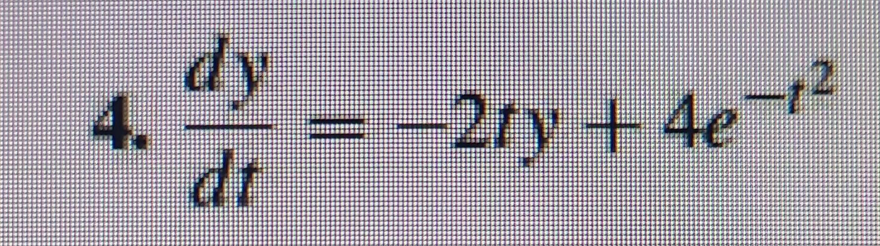 Solved In Exercises 1-6, find the general solution of the | Chegg.com