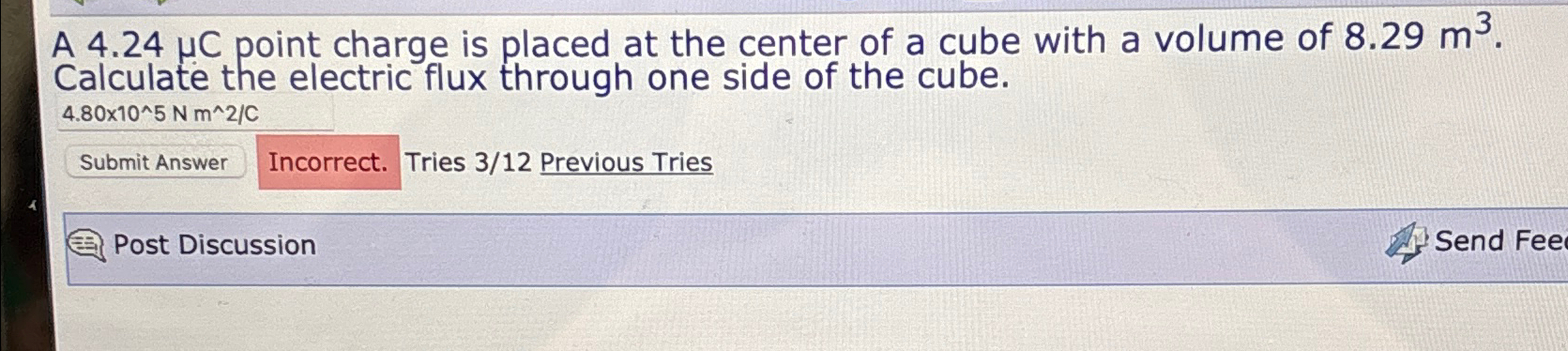Solved A 4.24μC ﻿point charge is placed at the center of a | Chegg.com