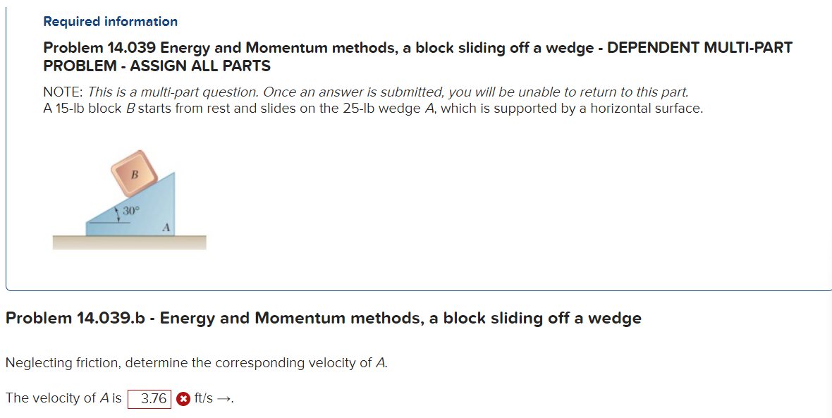 Solved Required informationProblem 14.039 ﻿Energy and | Chegg.com