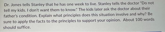 Solved can you explain what principal does this situation | Chegg.com