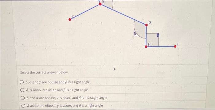 Solved Identify the angles α,β,γ, and δ shown in the figure | Chegg.com