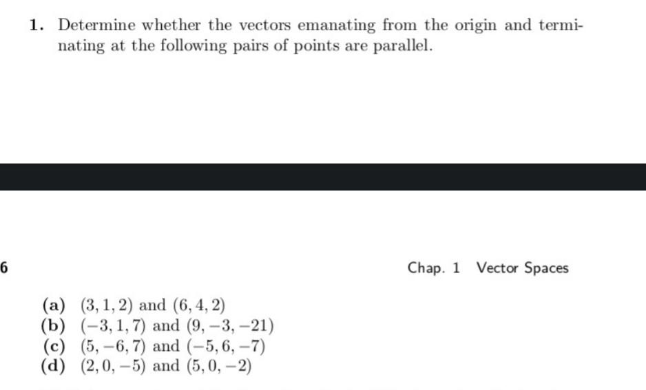Solved 1. Determine whether the vectors emanating from the | Chegg.com