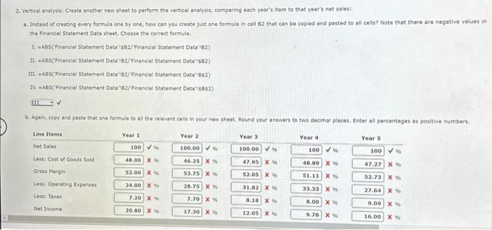Solved Common-Size Financial Statement Analysis Using Excel | Chegg.com