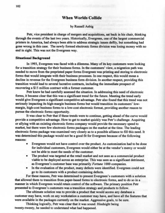 Solved what should he have done differently to acoid the | Chegg.com