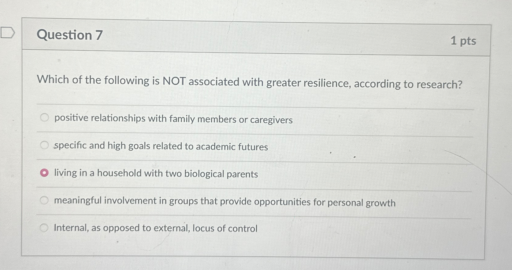 Solved Question 71 ﻿ptsWhich of the following is NOT | Chegg.com