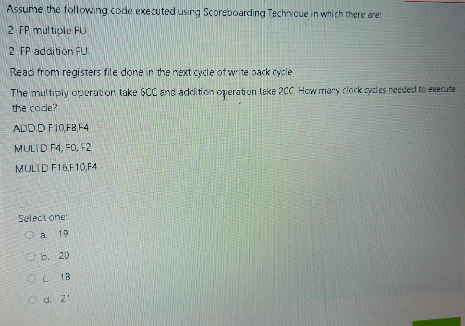 Solved Assume the following code executed using | Chegg.com
