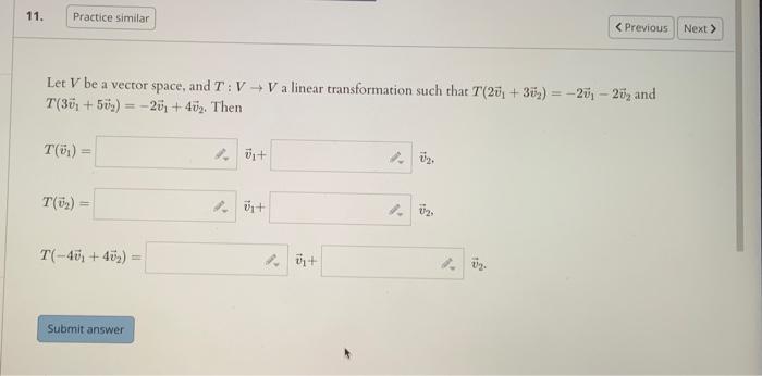 Solved Let V be a vector space, and T:V→V a linear | Chegg.com
