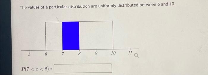 Solved The values of a particular distribution are uniformly | Chegg.com