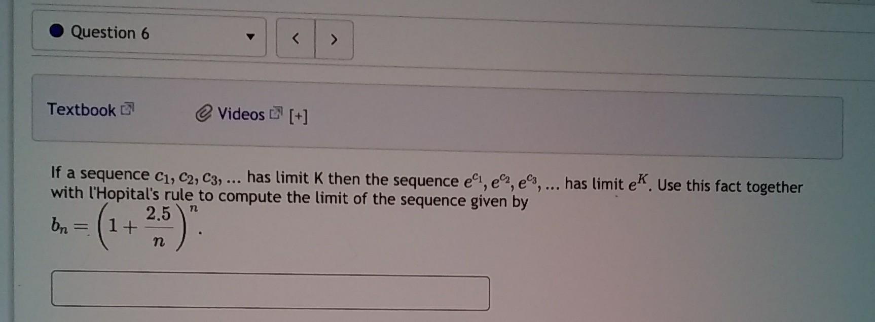 Solved If a sequence c1,c2,c3,… has limit K then the | Chegg.com