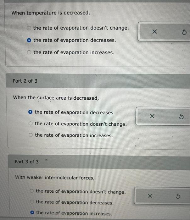 Solved When temperature is decreased, the rate of | Chegg.com