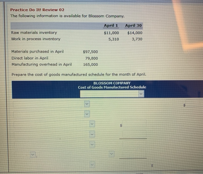 Solved Practice Do It! Review 02 The following information | Chegg.com
